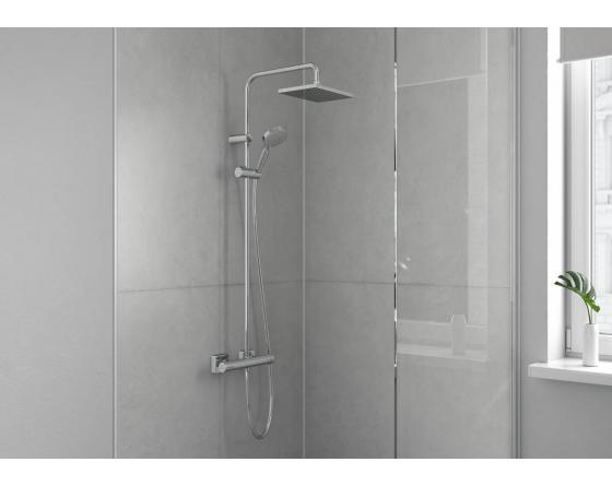 Hansgrohe HG Showerpipe 230 1jet Vernis Shape chrom mit ...