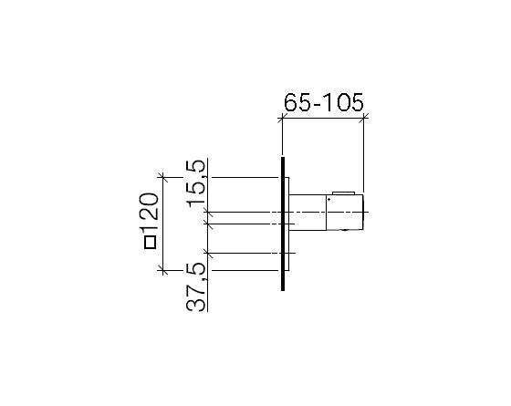 Dornbracht xTool UP-Thermostat 36416780-00