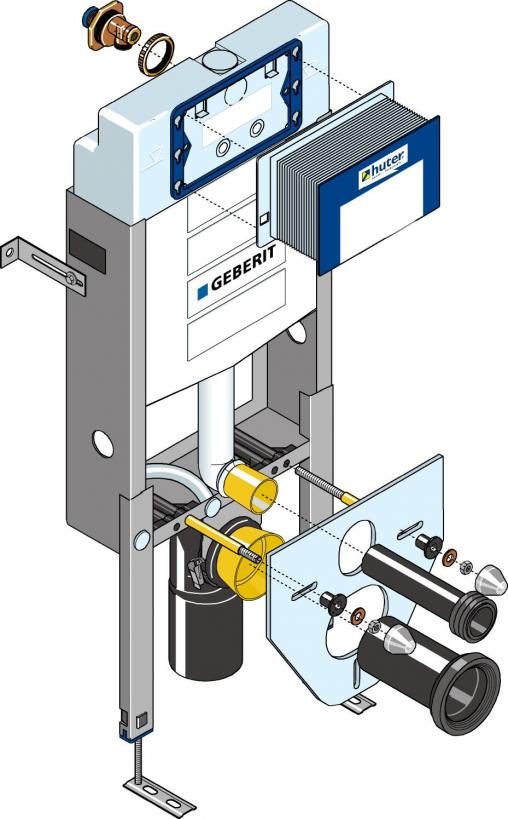 Huter Massivbauelement für HU-WC1010-G