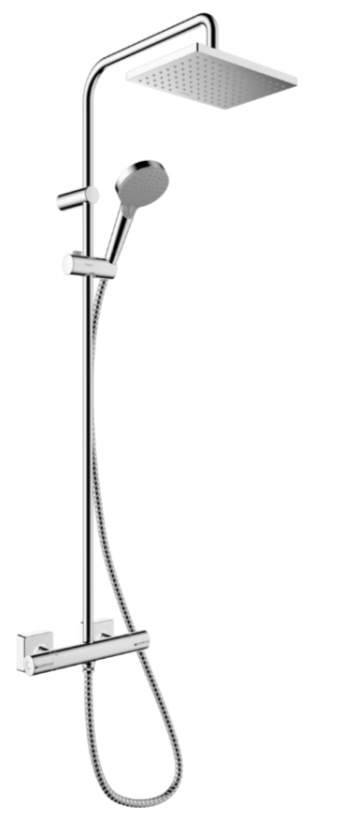 Hansgrohe HG Showerpipe 230 1jet Vernis Shape EcoSmart chrom mit ...